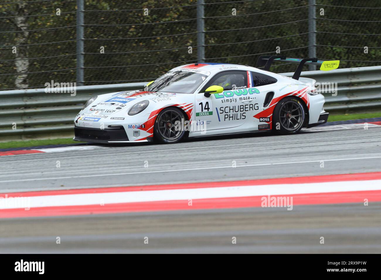 Spielberg, Österreich 23. - 24. September 2023: Porsche Carrera Cup ...