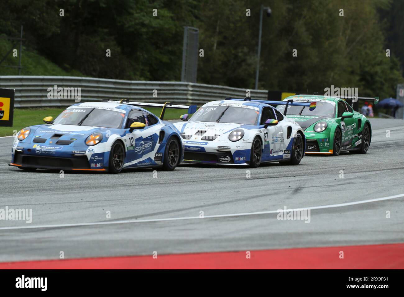 Spielberg, Österreich 23. - 24. September 2023: Porsche Carrera Cup ...