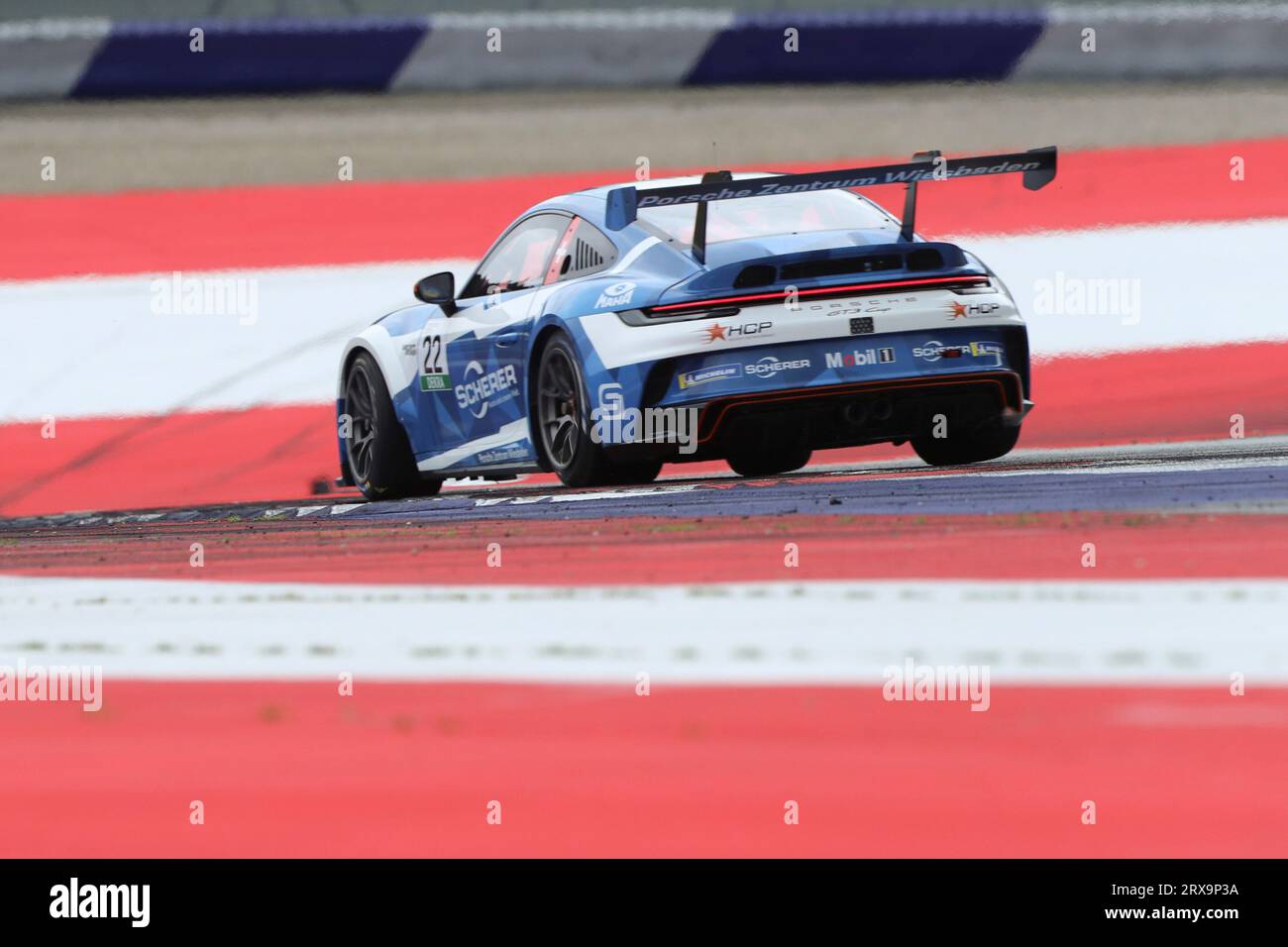 Spielberg, Österreich 23. - 24. September 2023: Porsche Carrera Cup ...