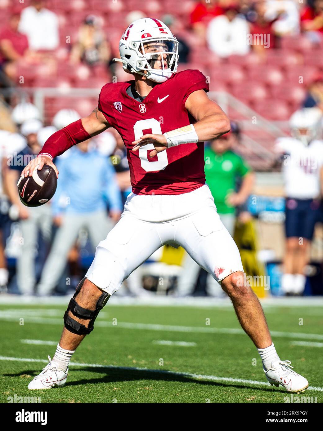 September 23 2023 Palo Alto, CA USA Stanford quarterback Justin Lamson ...