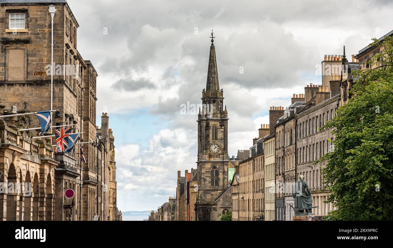Picturesque buildings of great beauty on the main avenue of the Royal ...