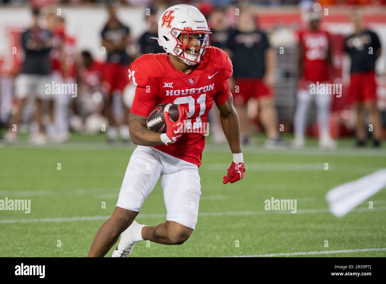 Houston, TX, USA. 23rd Sep, 2023. Houston Cougars running back Stacy ...