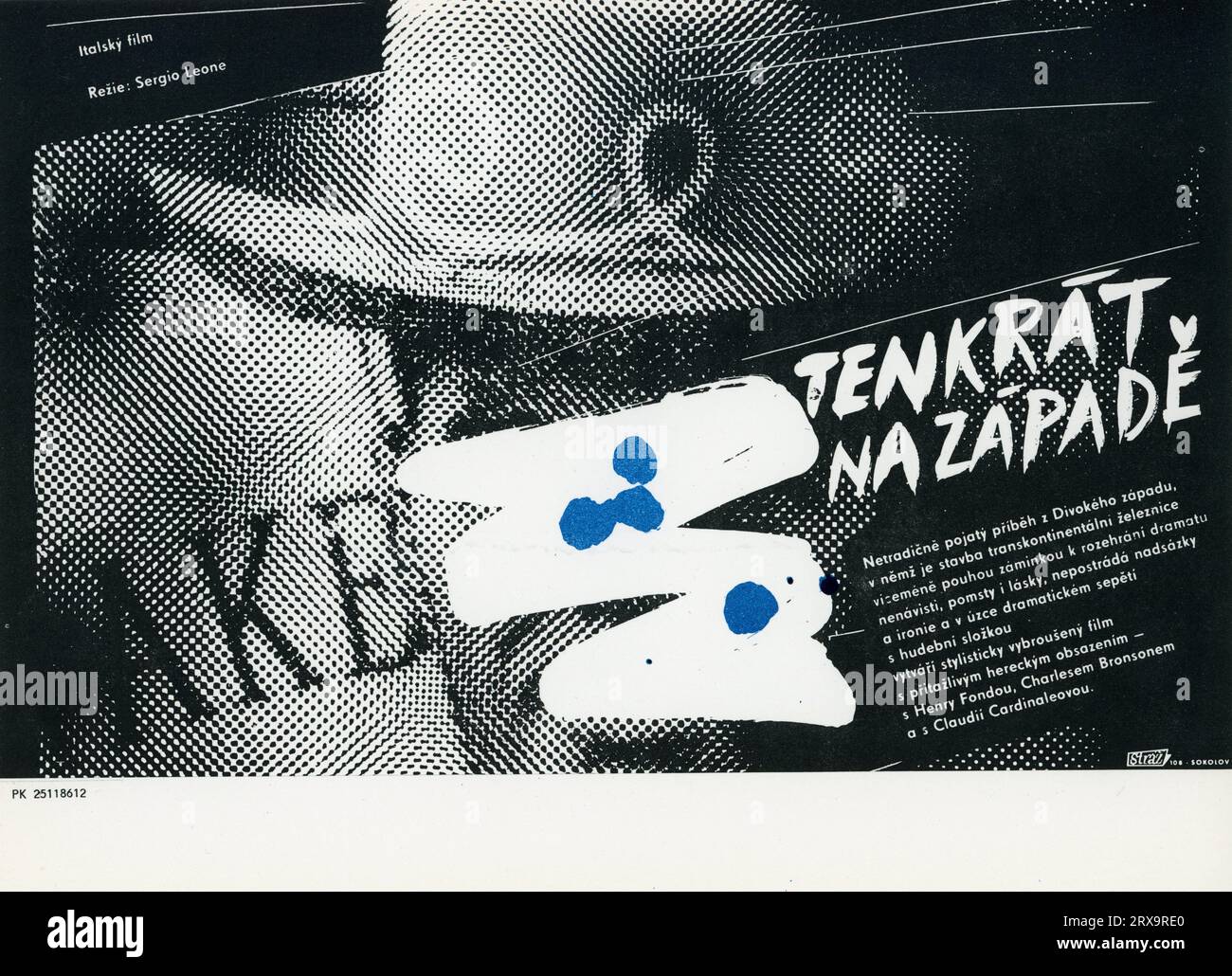 Czech mini poster for HENRY FONDA and CLAUDIA CAR%$DINALE in ONCE UPON ...