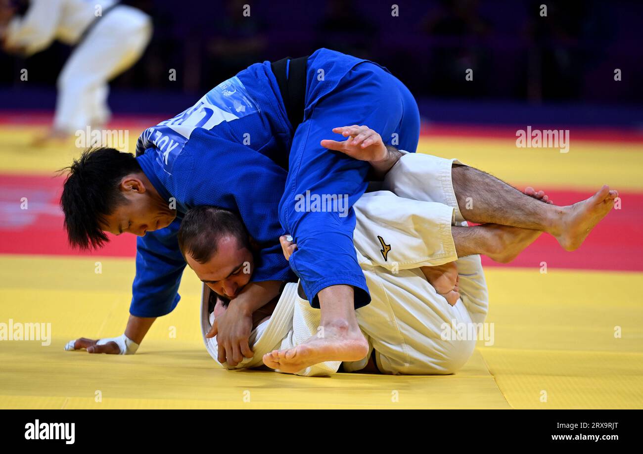 Hangzhou, China's Zhejiang Province. 24th Sep, 2023. Xue Ziyang of ...