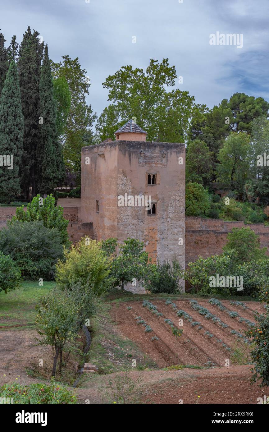 Alhambra de Granada. Palace and fortress. Ramparts, interiors ...