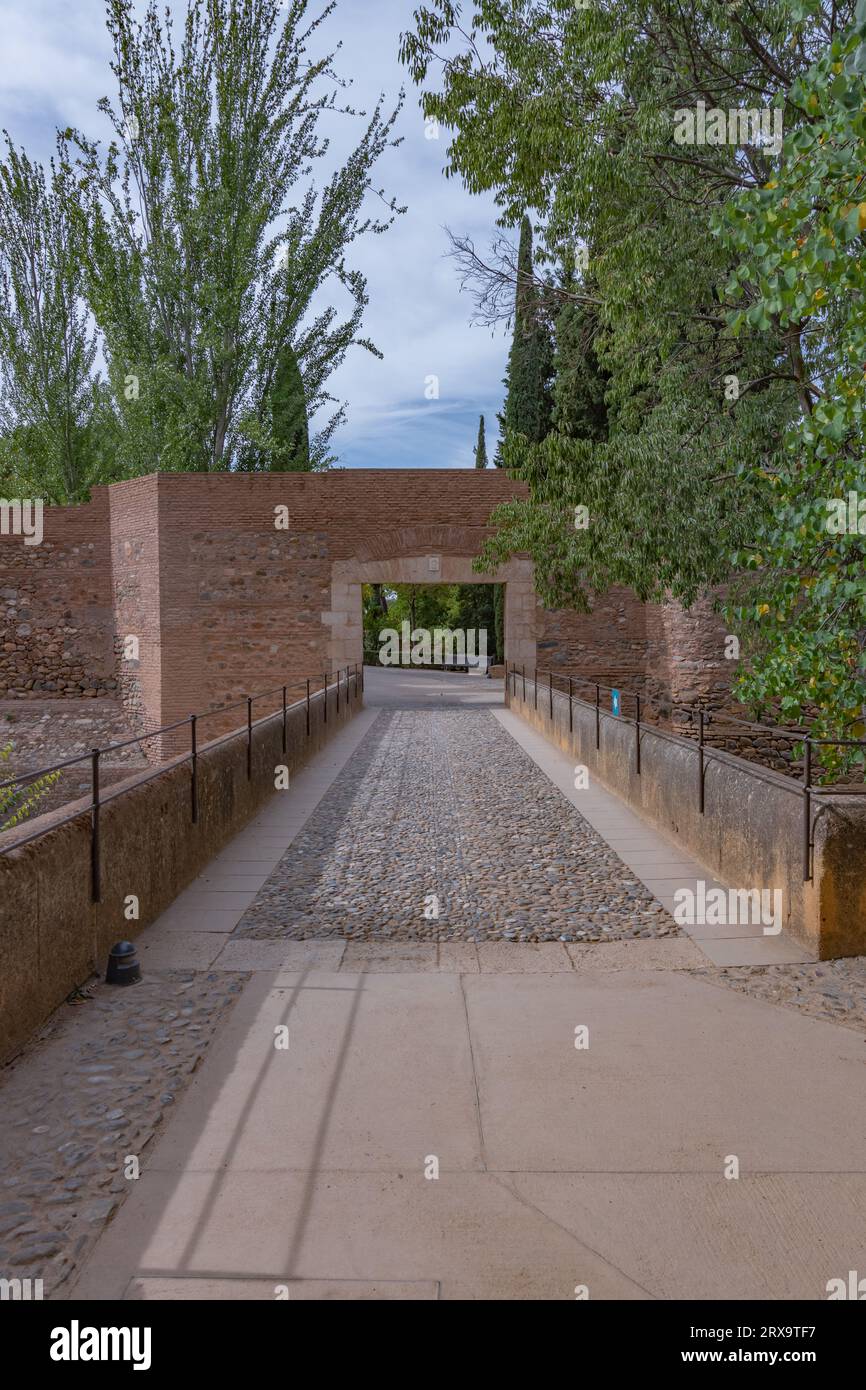 Alhambra de Granada. Palace and fortress. Ramparts, interiors ...