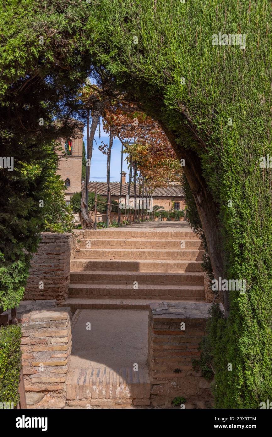 Alhambra de Granada. Palace and fortress. Ramparts, interiors ...