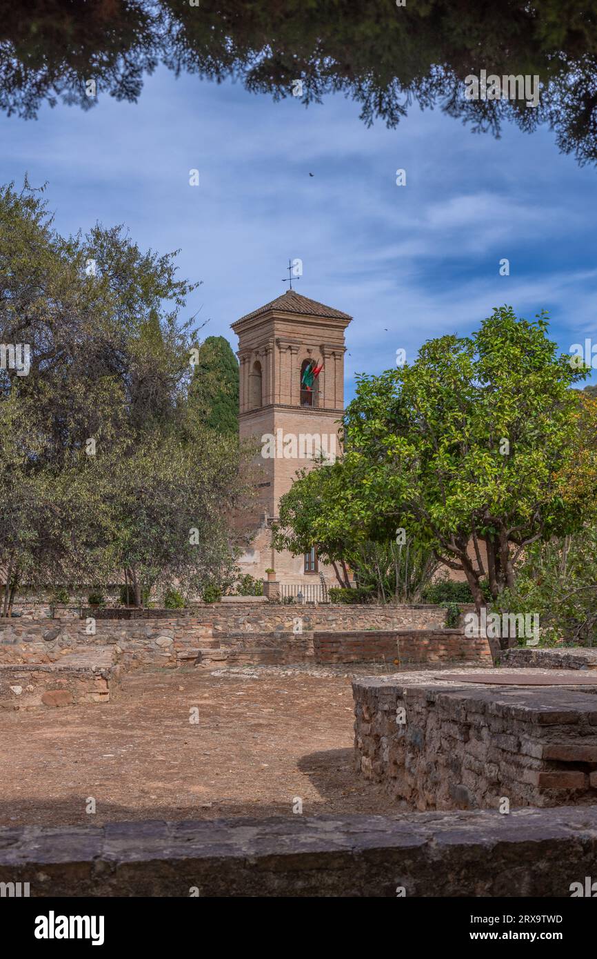 Alhambra de Granada. Palace and fortress. Ramparts, interiors ...