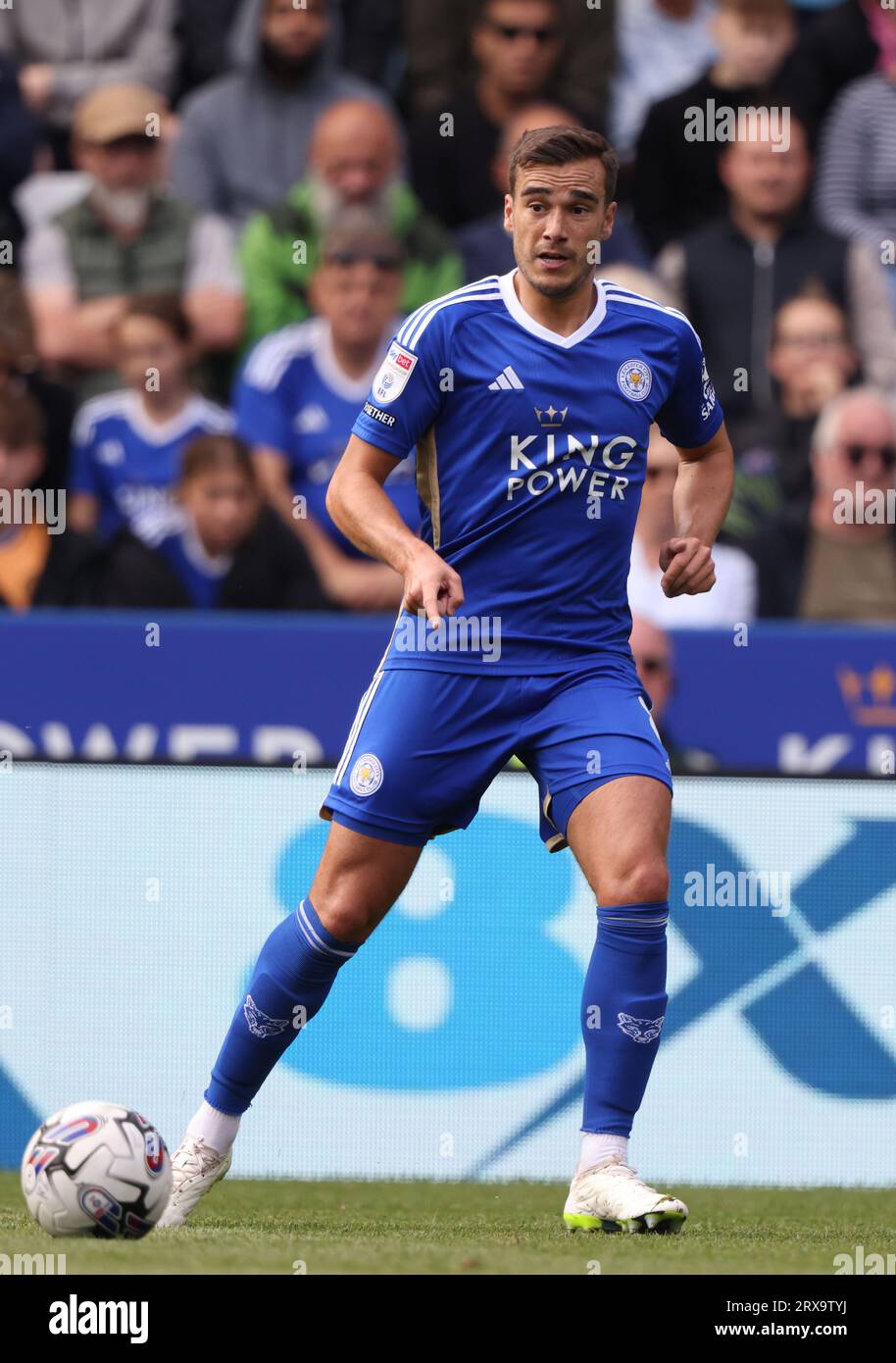 Leicester, UK. 23rd Sep, 2023. Harry Winks (LC) at the Leicester City v ...