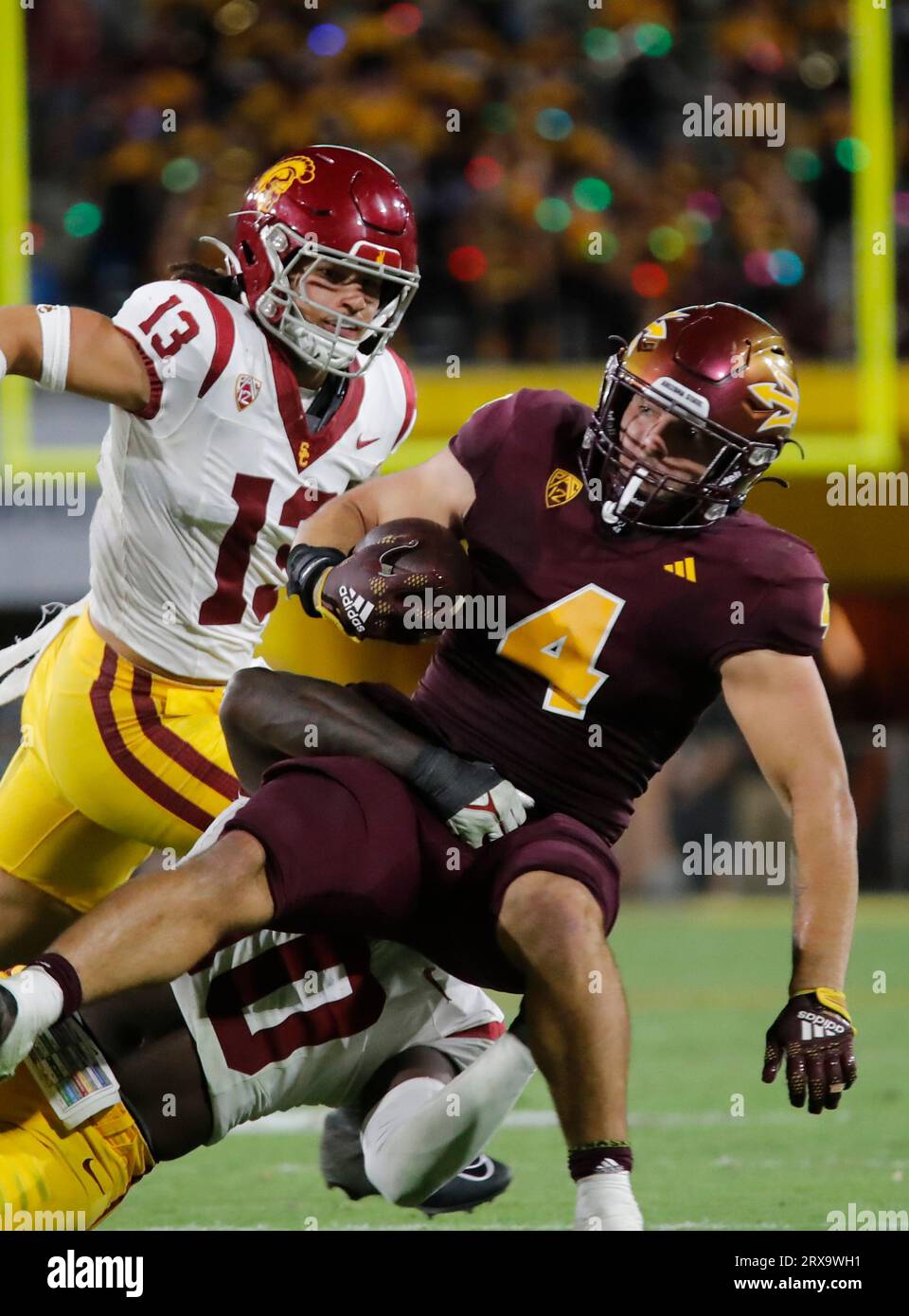 Tempe, Arizona, USA. 23rd Sep, 2023. Cameron Skattebo (4) of the ...