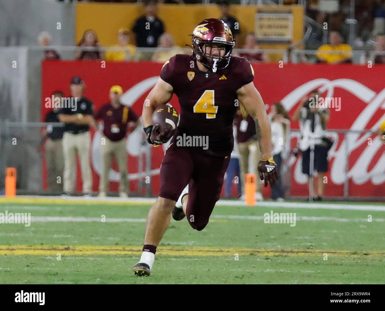 Tempe, Arizona, USA. 23rd Sep, 2023. Cameron Skattebo (4) of the ...