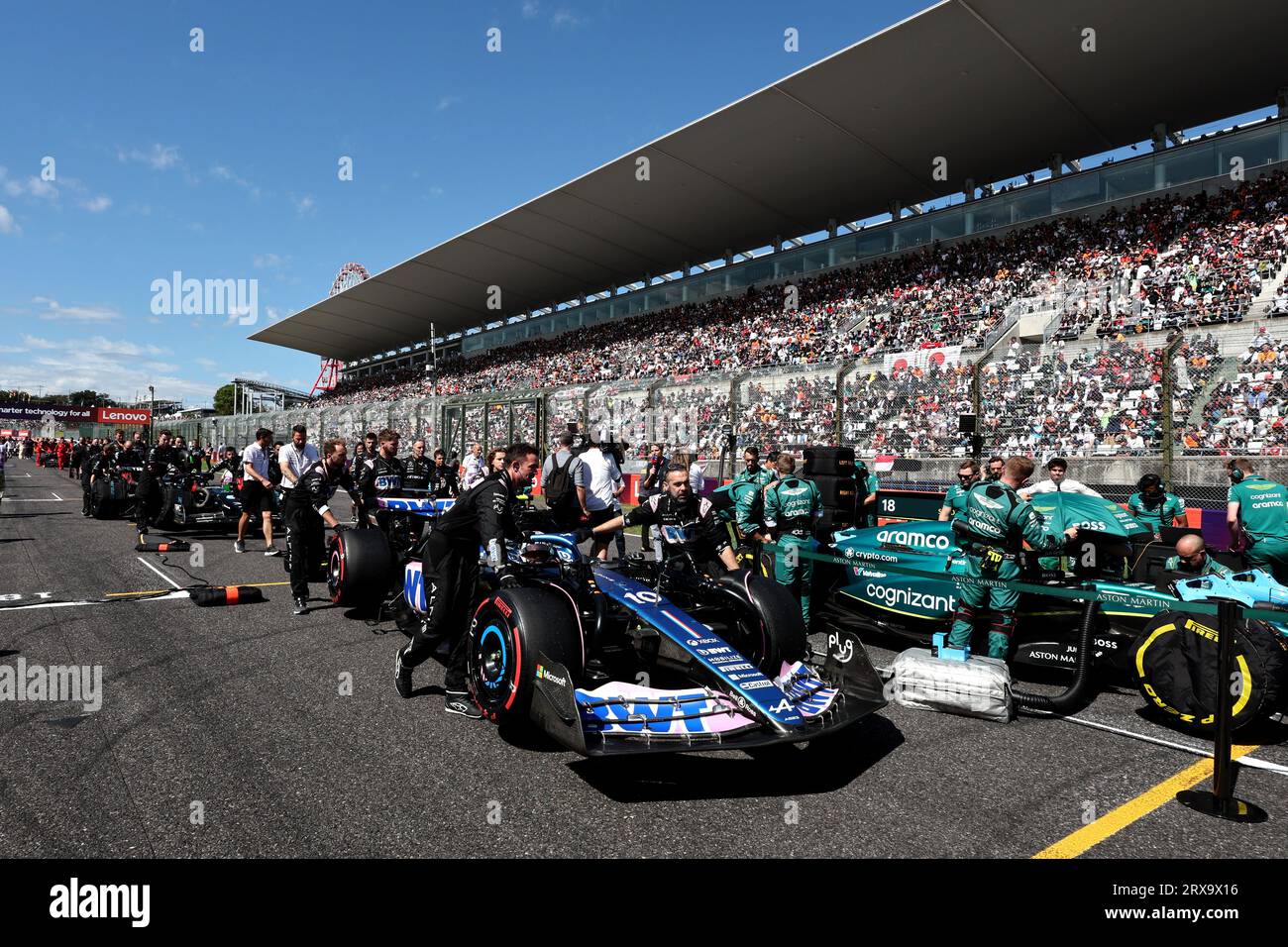 Suzuka, Japan. 24th Sep, 2023. Pierre Gasly (FRA) Alpine F1 Team A523 ...