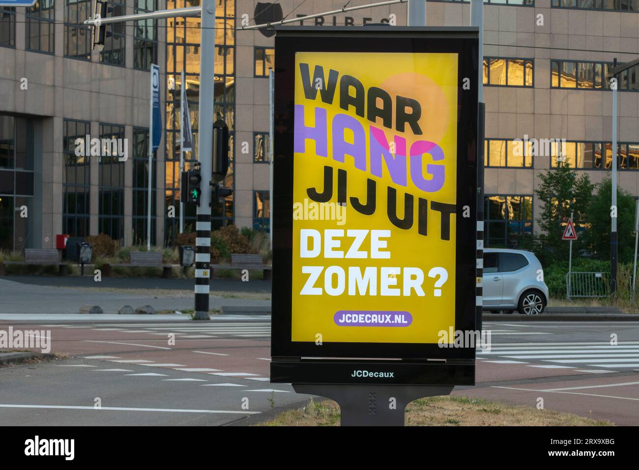 Advertising Jcdecaux At Amsterdam The Netherlands 24-6-2023 Stock Photo ...
