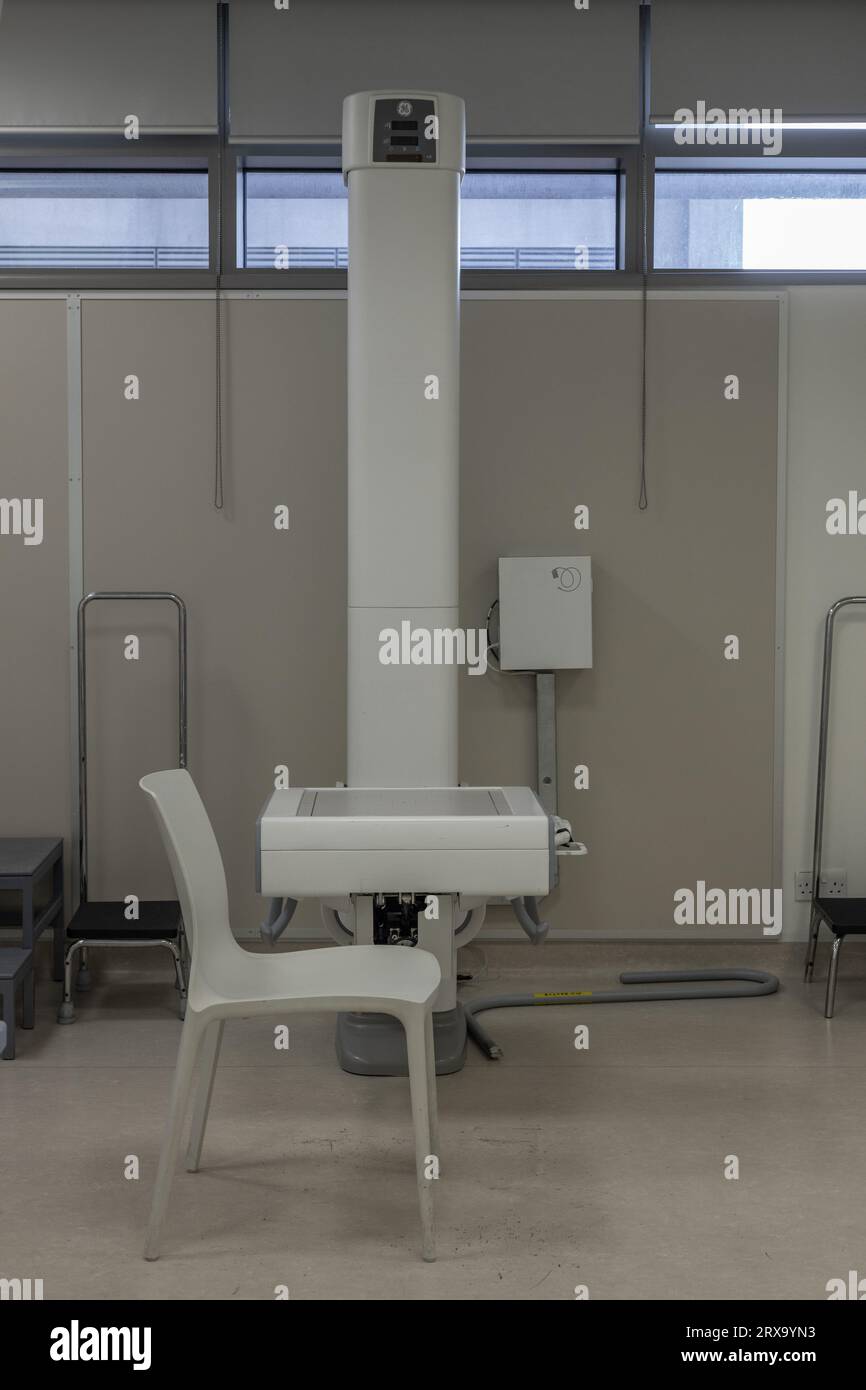 Modern X-ray equipment for examining patients, detecting bone fractures ...