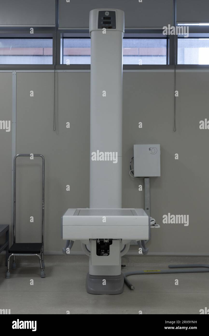 Modern X-ray equipment for examining patients, detecting bone fractures ...