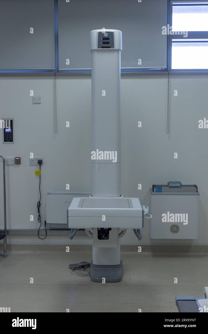 Modern X-ray equipment for examining patients, detecting bone fractures ...