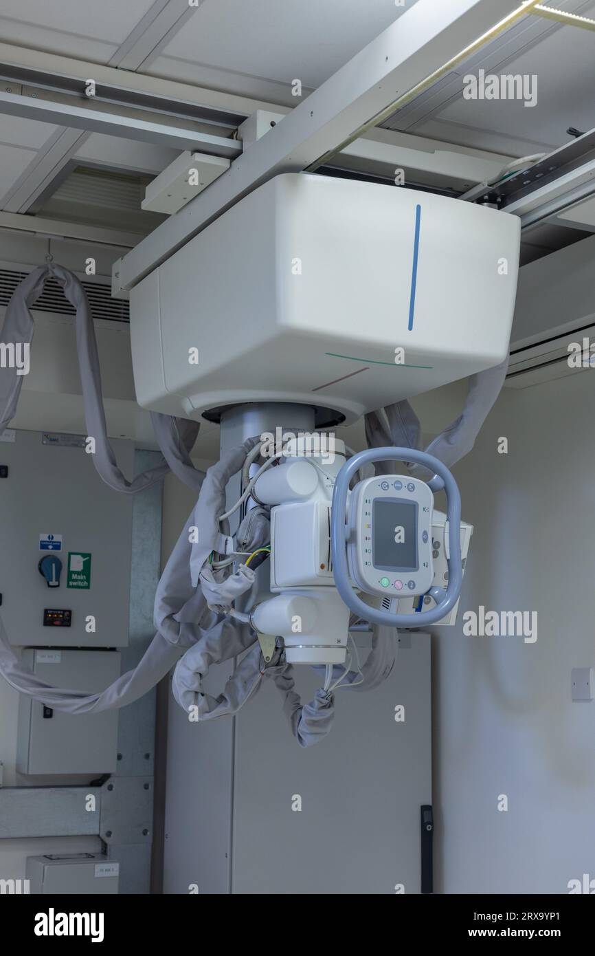Modern X-ray equipment for examining patients, detecting bone fractures ...