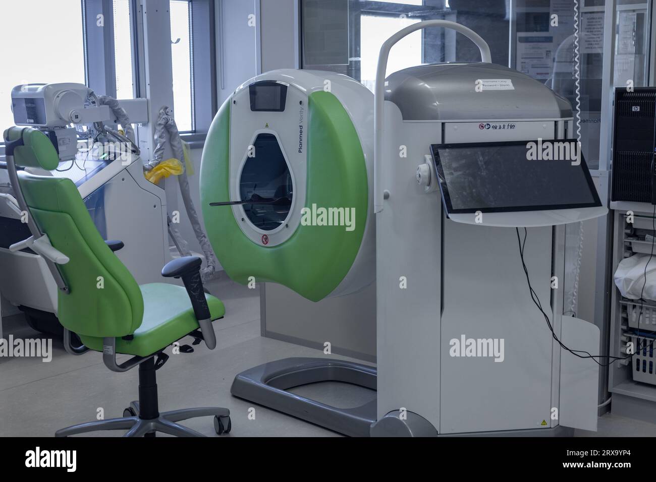 Modern X-ray equipment for examining patients, detecting bone fractures ...