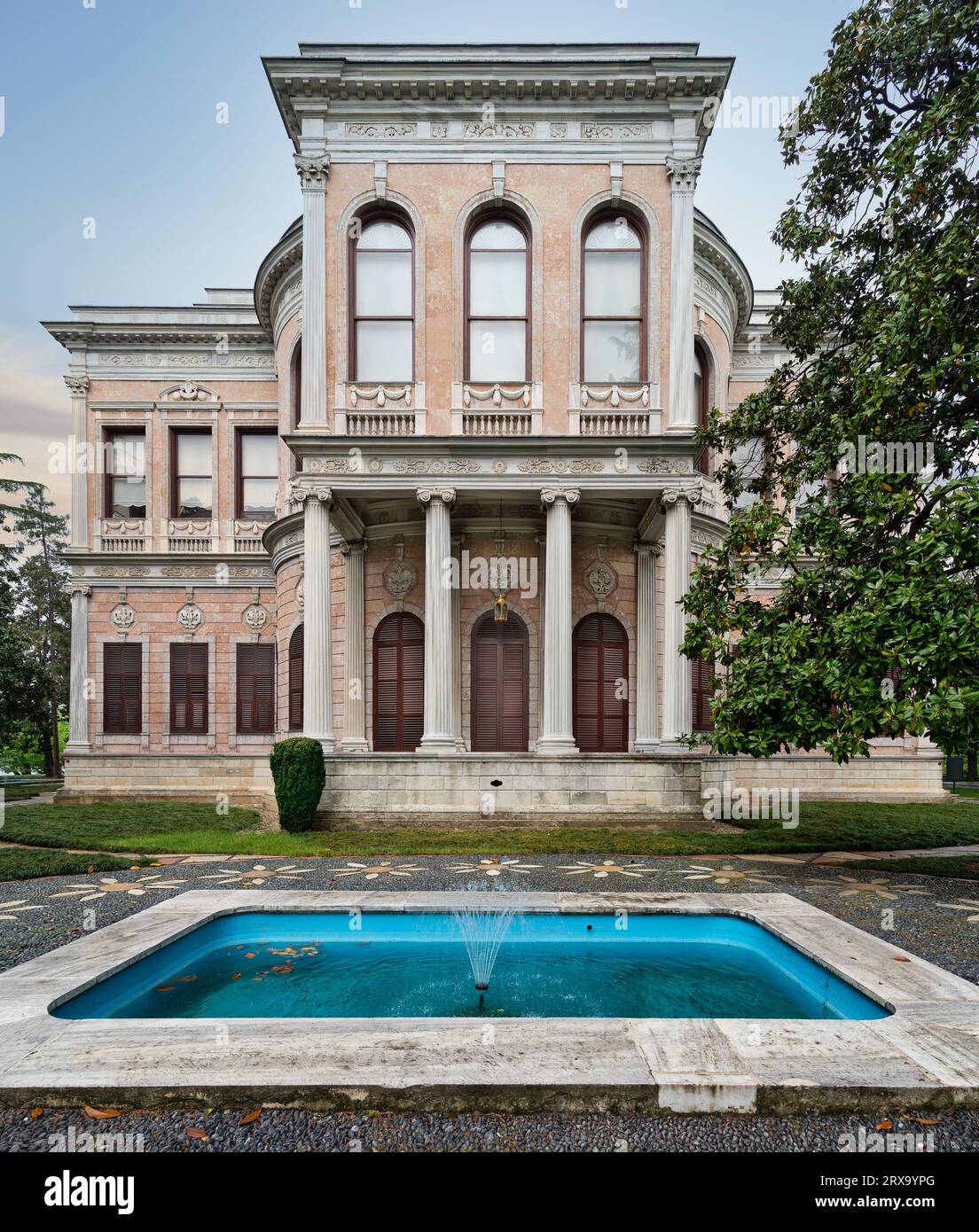 Historic Ottoman 19th century Mecidiye Pavilion, located in Beykoz ...