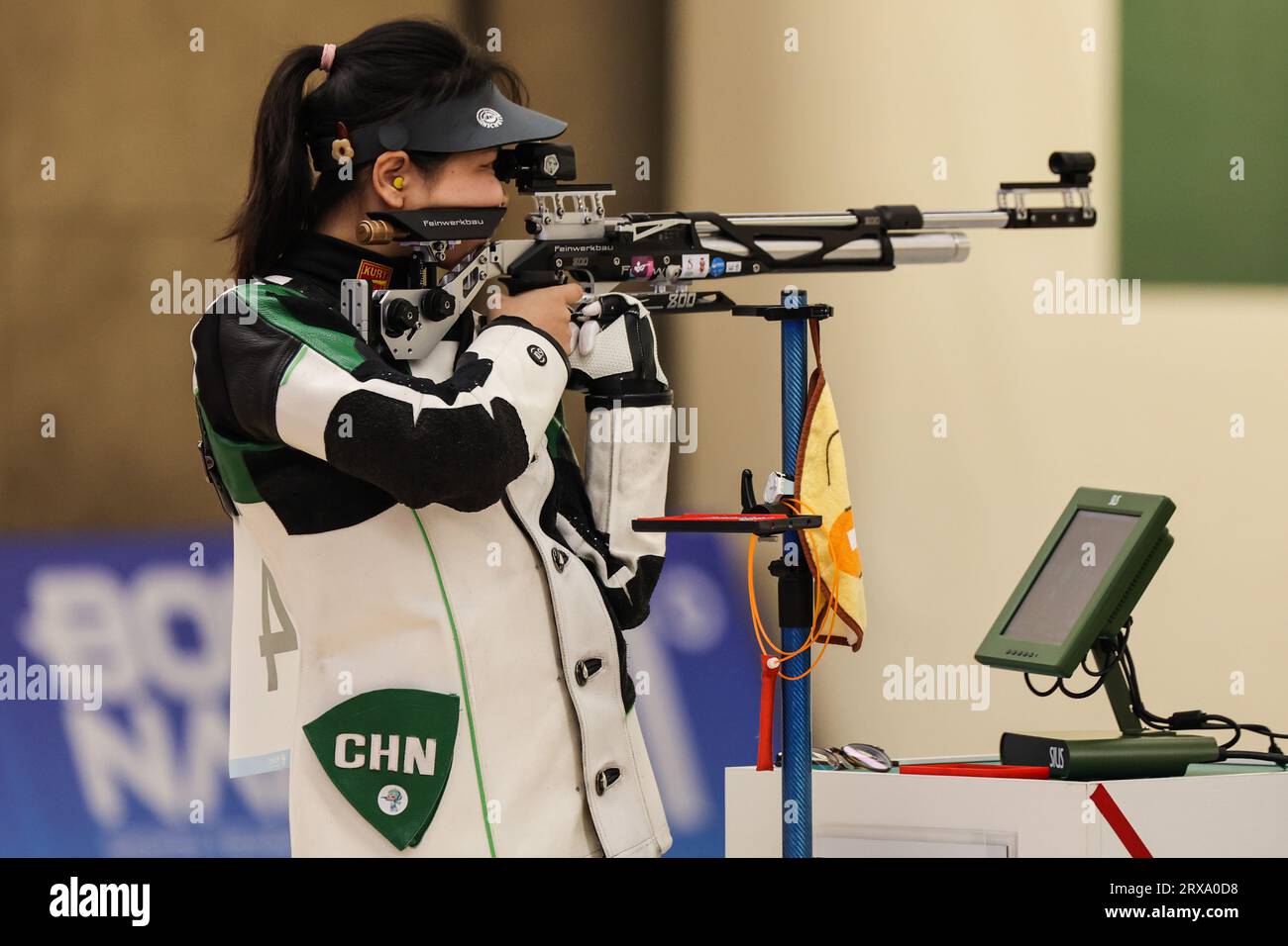 Hangzhou, China's Zhejiang Province. 24th Sep, 2023. Han Jiayu of China ...