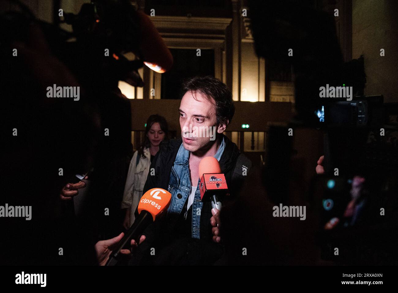 Paris, France. 24th Sep, 2023. Maitre Philippe Ohayon speaks out ...