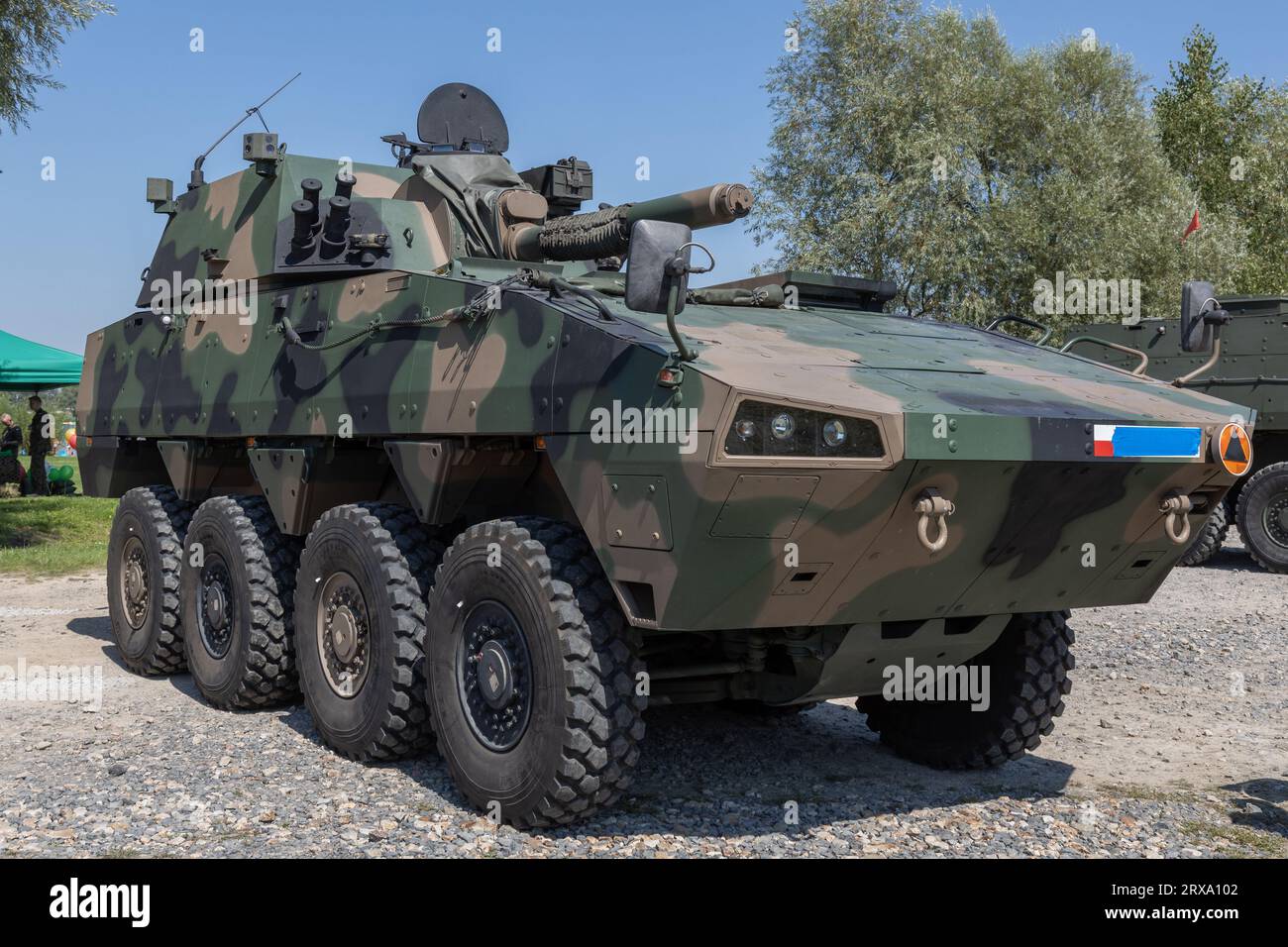 Polish artillery systems. Combat vehicle - Rak self-propelled mortar ...