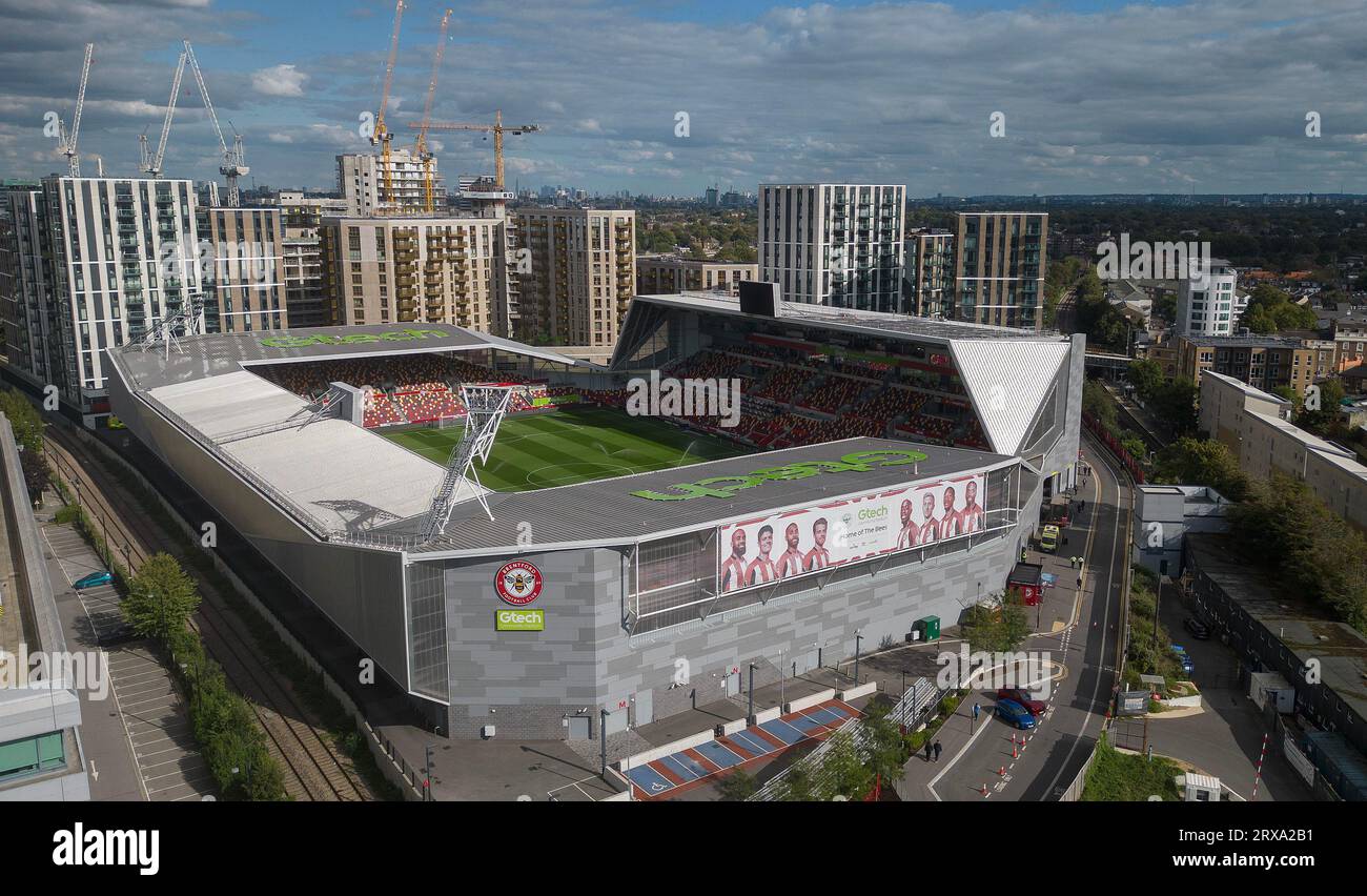 Gtech community stadium general view hi-res stock photography and ...