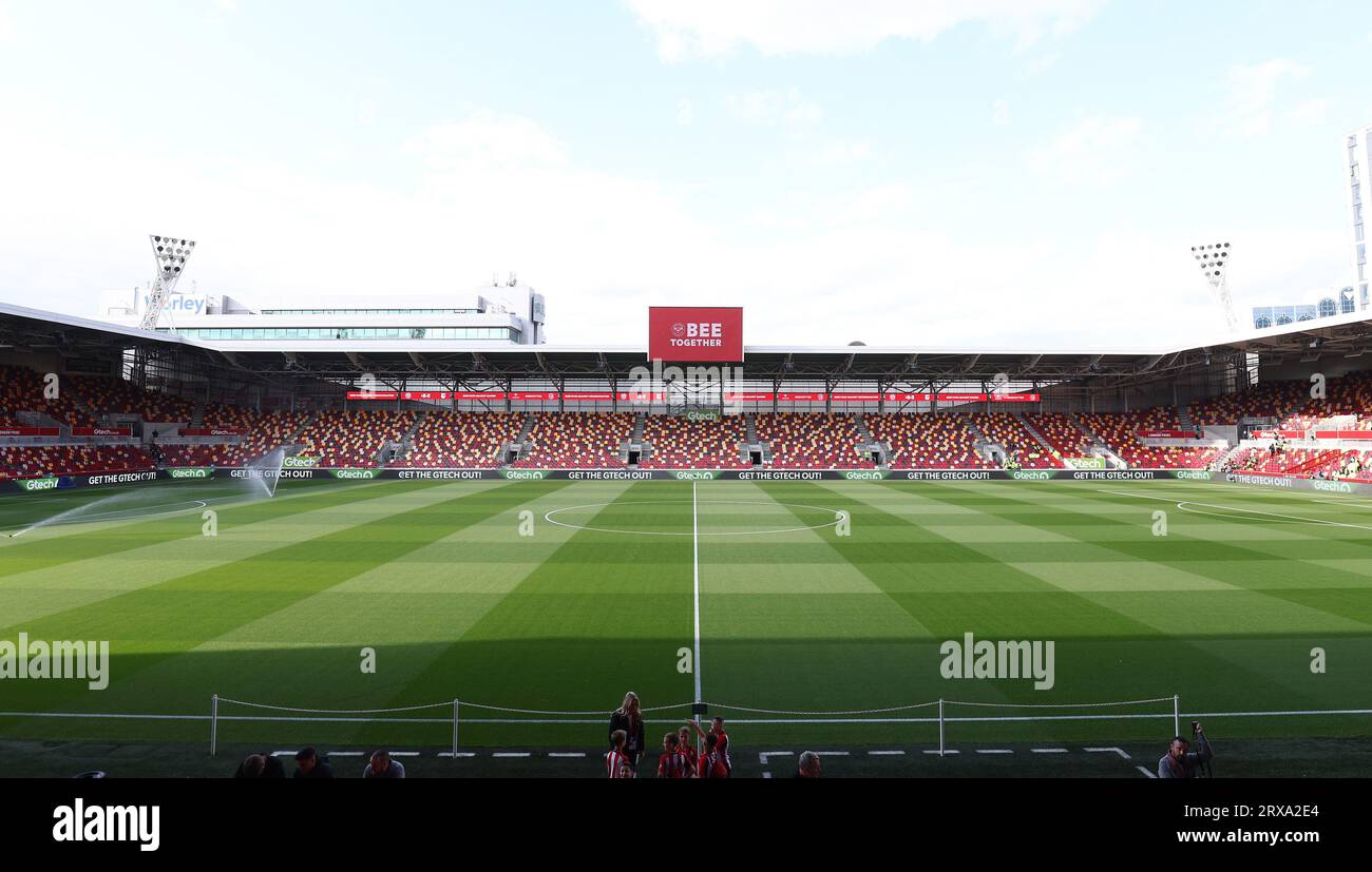 London, UK. 23rd Sep, 2023. A general view of the stadium during the ...
