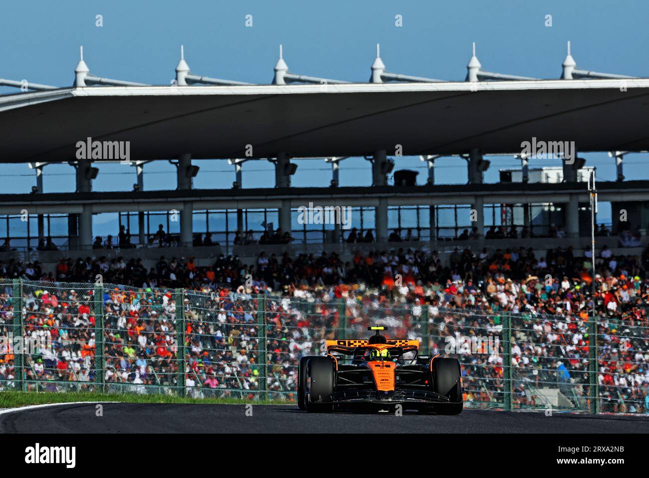 Suzuka, Japan. 24th Sep, 2023. Lando Norris (GBR) McLaren MCL60 ...