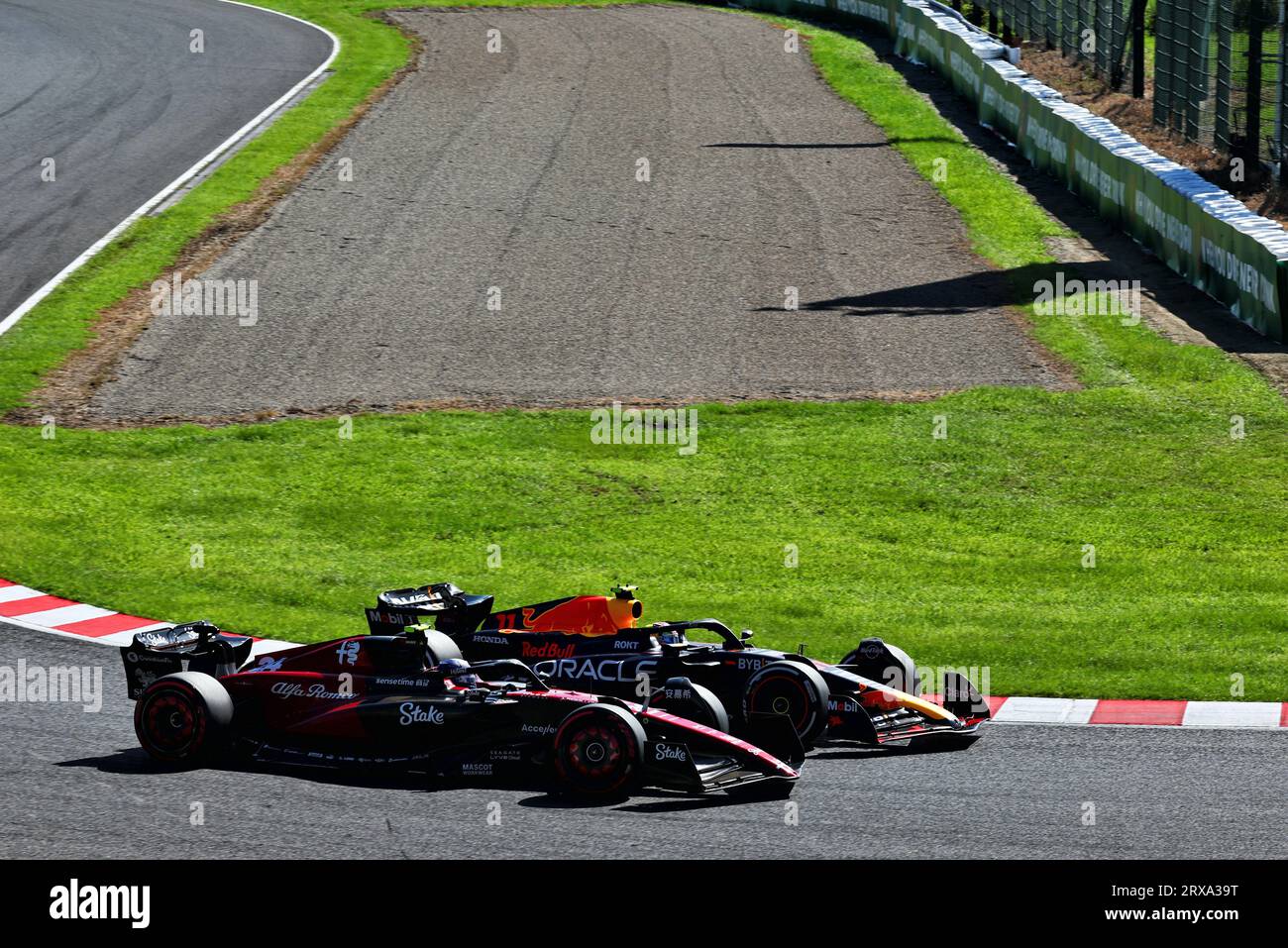 Suzuka, Japan. 24th Sep, 2023. Sergio Perez (MEX) Red Bull Racing RB19 ...