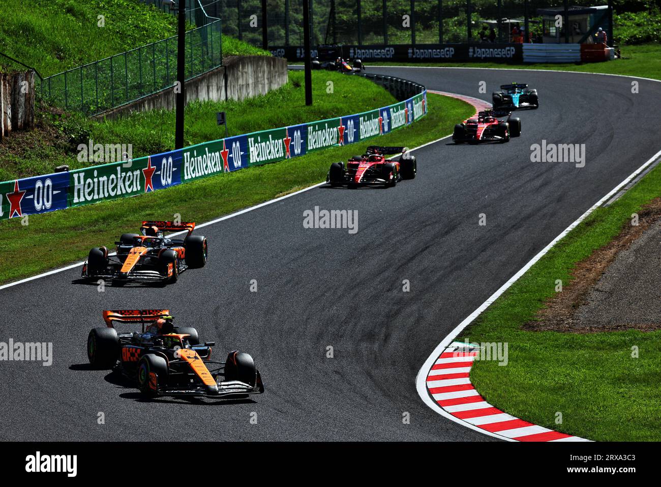 Suzuka, Japan. 24th Sep, 2023. Lando Norris (GBR) McLaren MCL60 ...