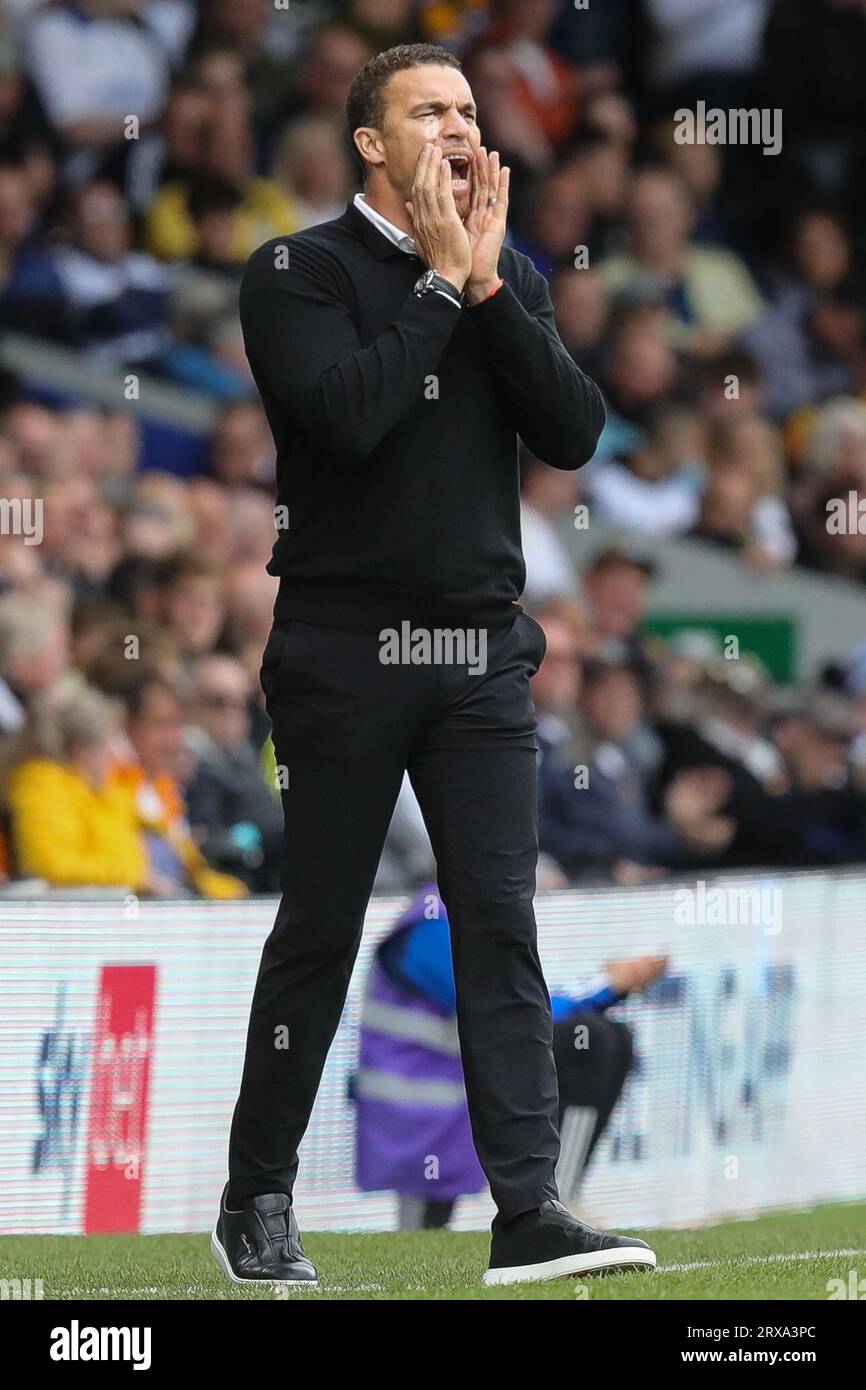 Valérien Ismaël manager of Watford gestures and reacts during the Sky ...