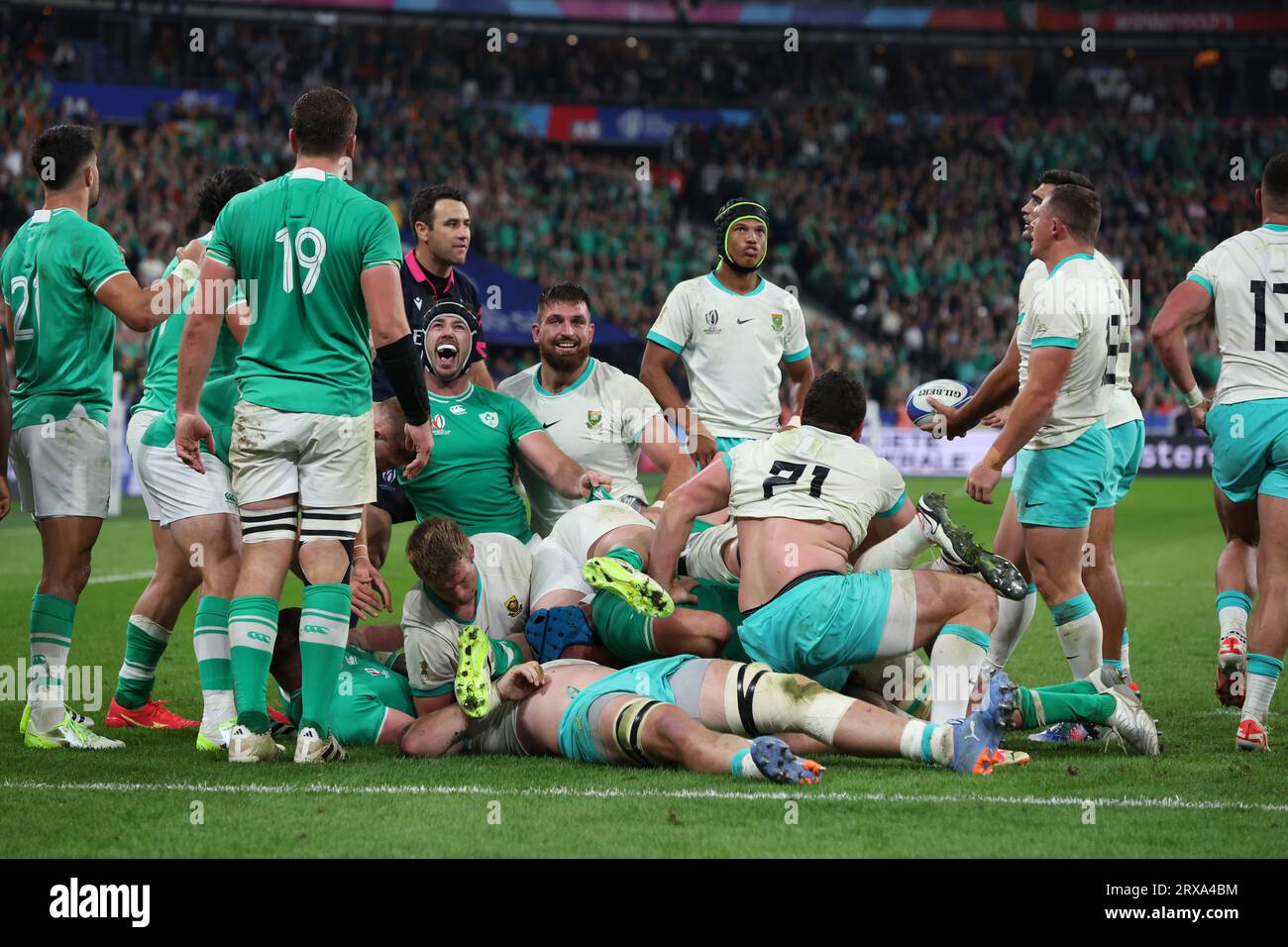 Ireland rugby world cup 2023 paris hi-res stock photography and images ...