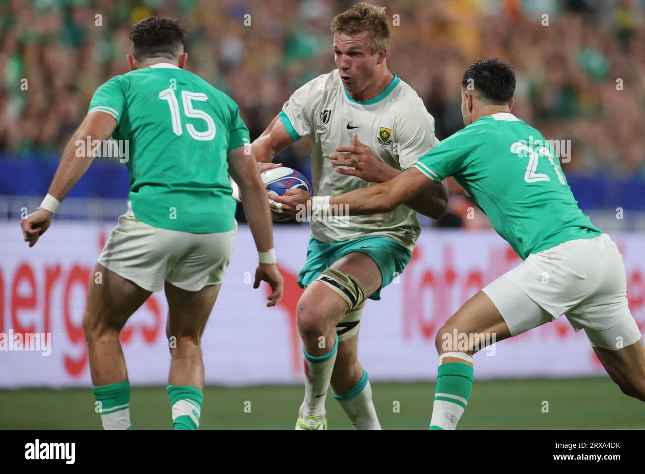 South Africa's Pieter-Steph Du Toit during the 2023 Rugby World Cup ...