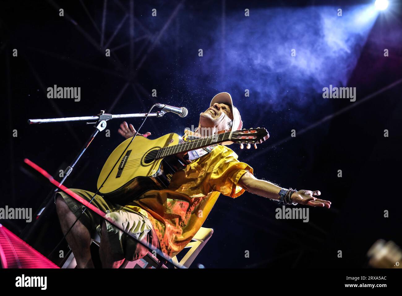 NXT Station, Bergamo, Italy, September 23, 2023, Manu Chao during Manu ...