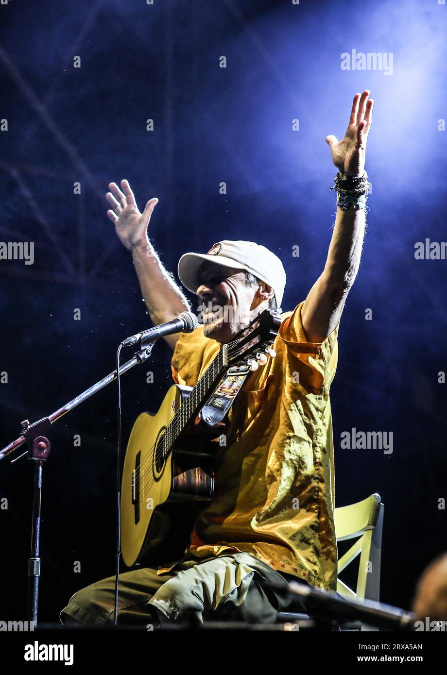 NXT Station, Bergamo, Italy, September 23, 2023, Manu Chao during Manu ...