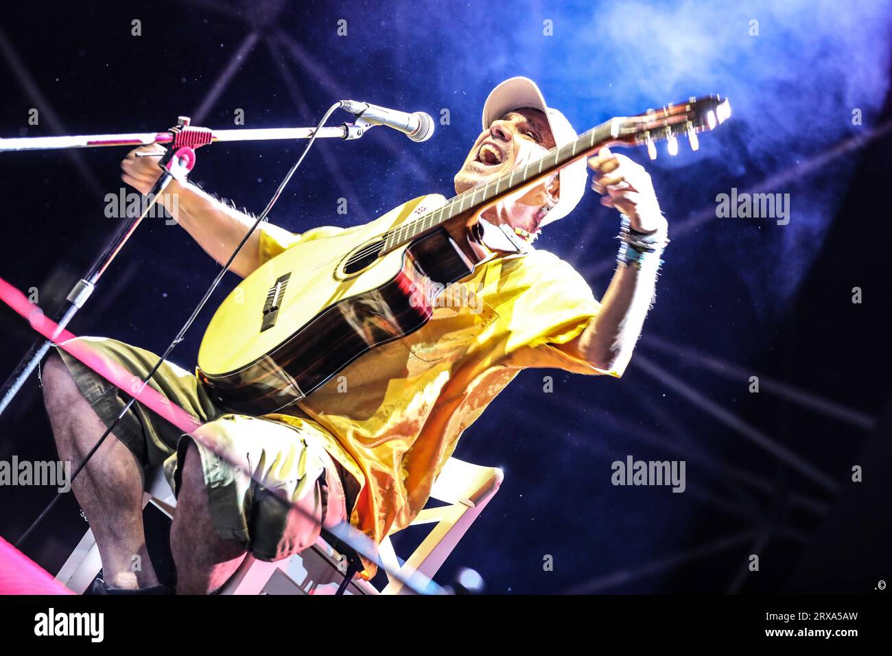 NXT Station, Bergamo, Italy, September 23, 2023, Manu Chao during Manu ...