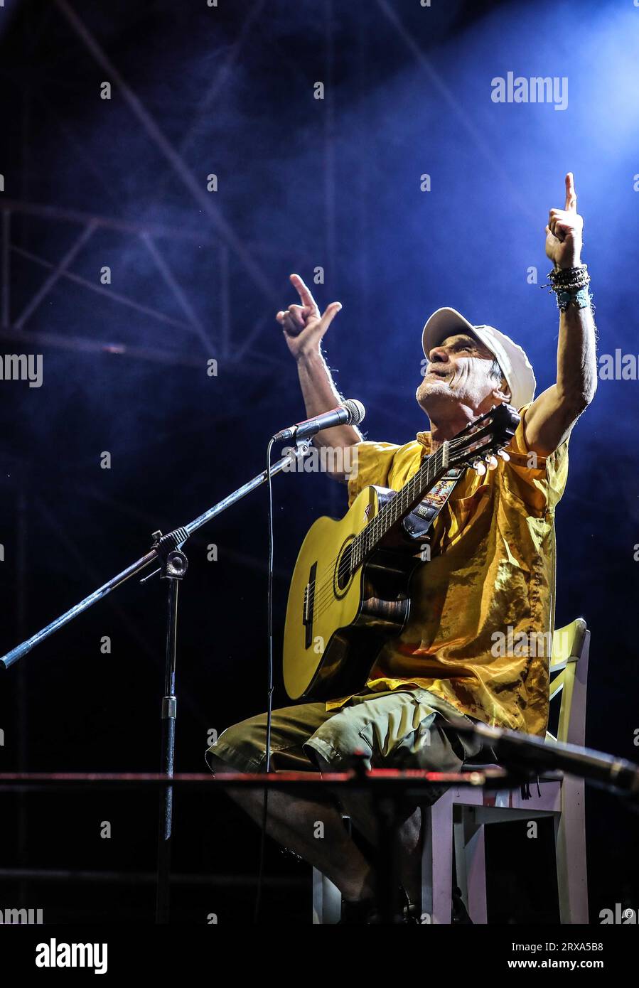 NXT Station, Bergamo, Italy, September 23, 2023, Manu Chao during Manu ...