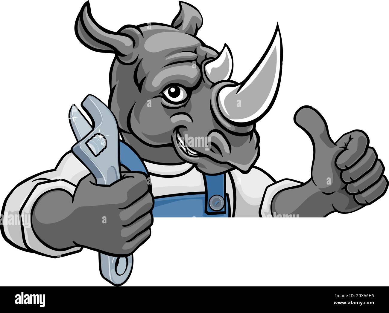 Rhino with thumbs up hi-res stock photography and images - Alamy