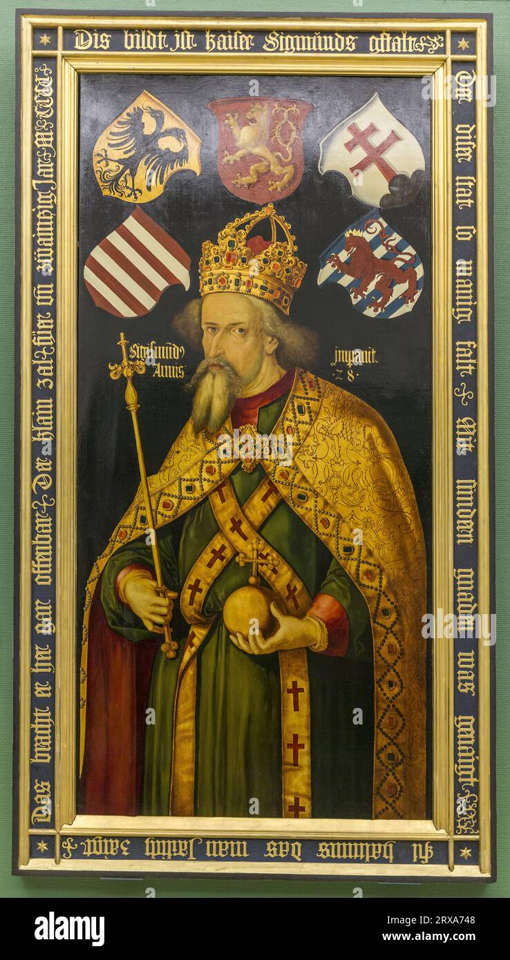 Portrait of the Emperor Sigismund Stock Photo - Alamy