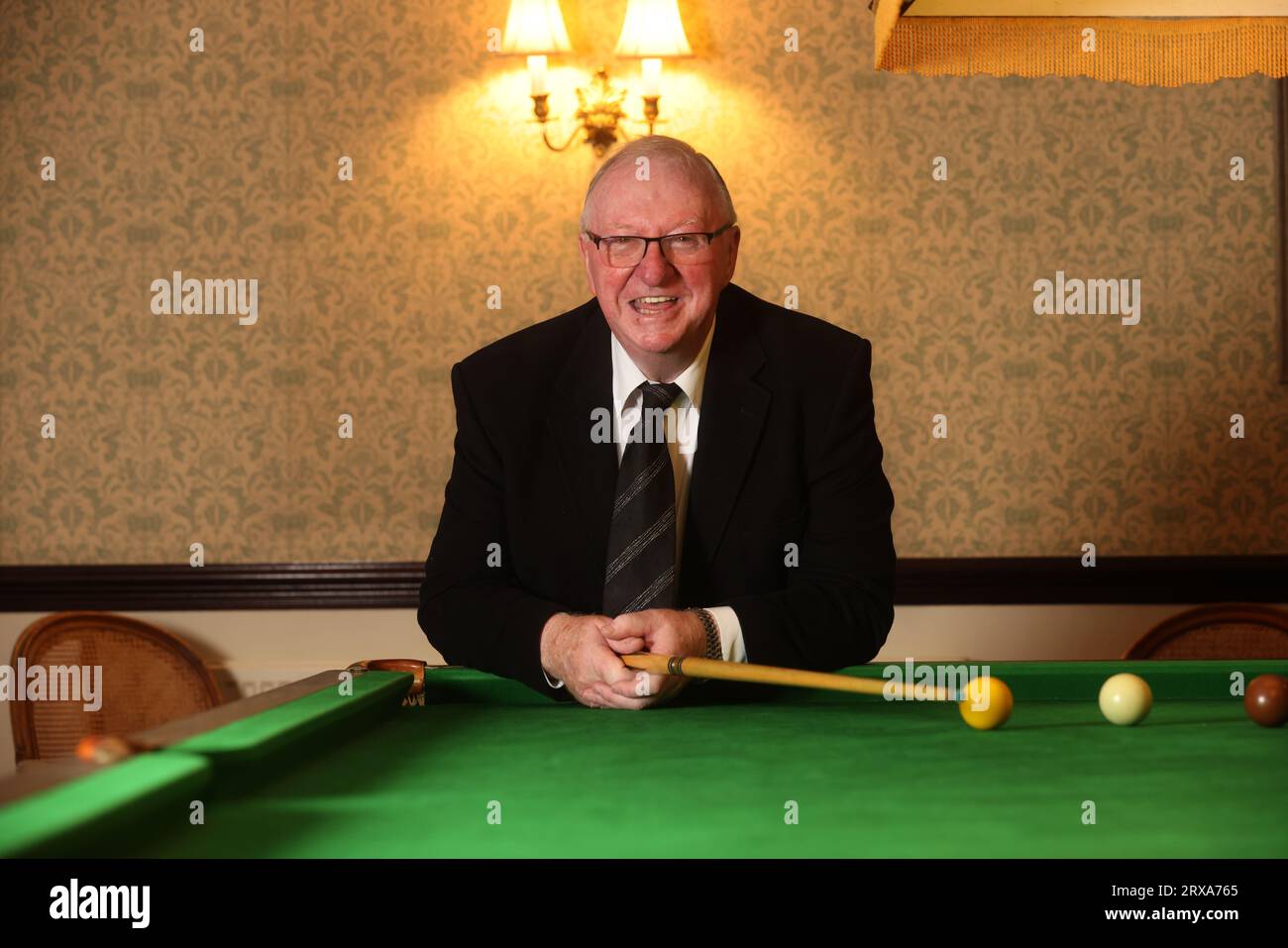 Former Snooker World Champion, legend and commentator Dennis Taylor ...