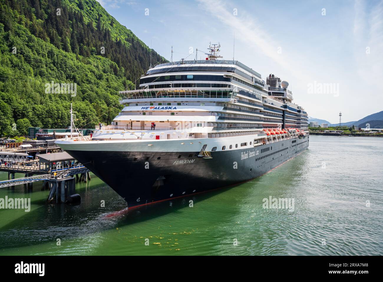 Holland America Line's Signature class cruise ship, MS Eurodam, is ...