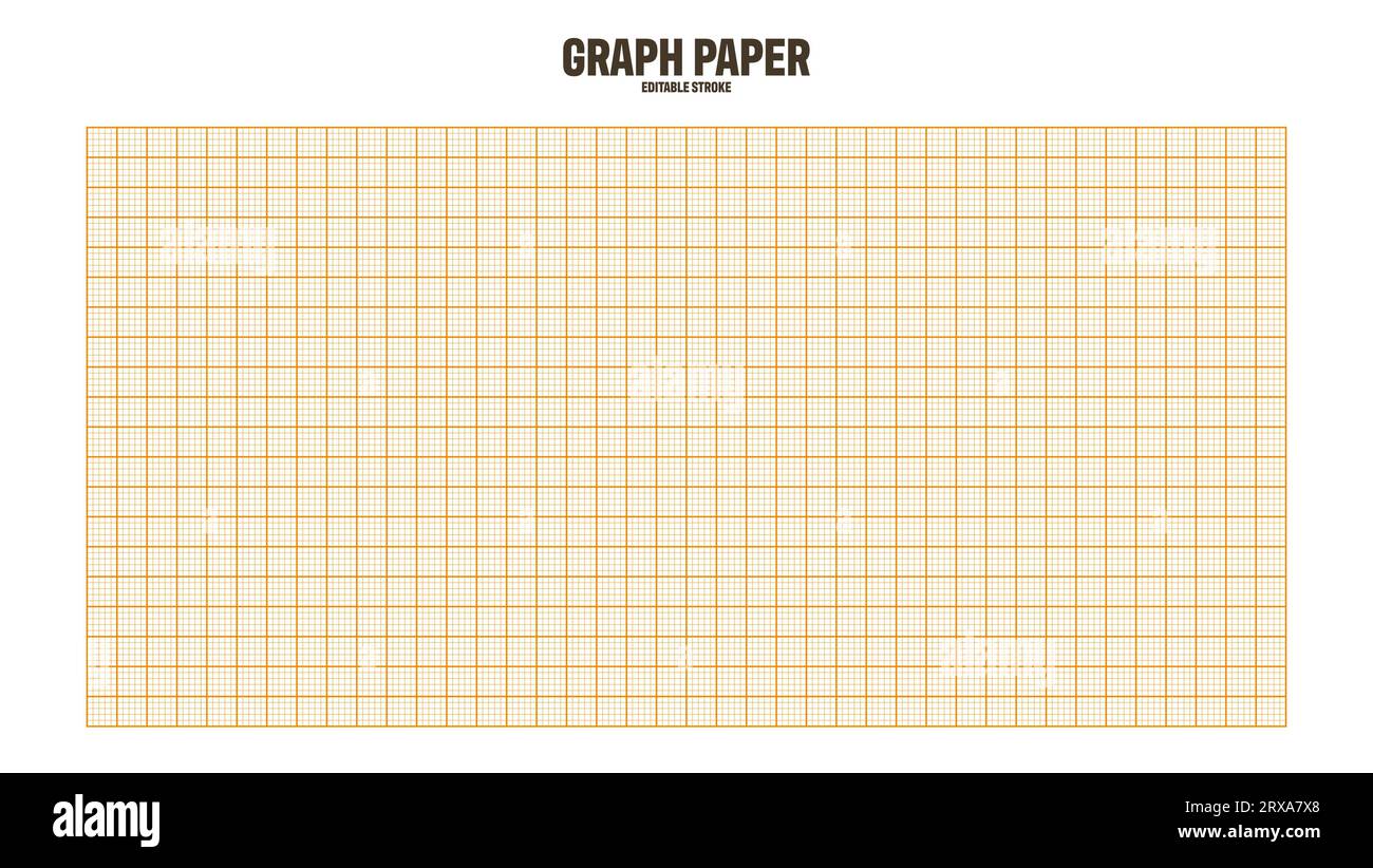 Sheet of graph paper with grid. Millimeter paper texture, geometric ...