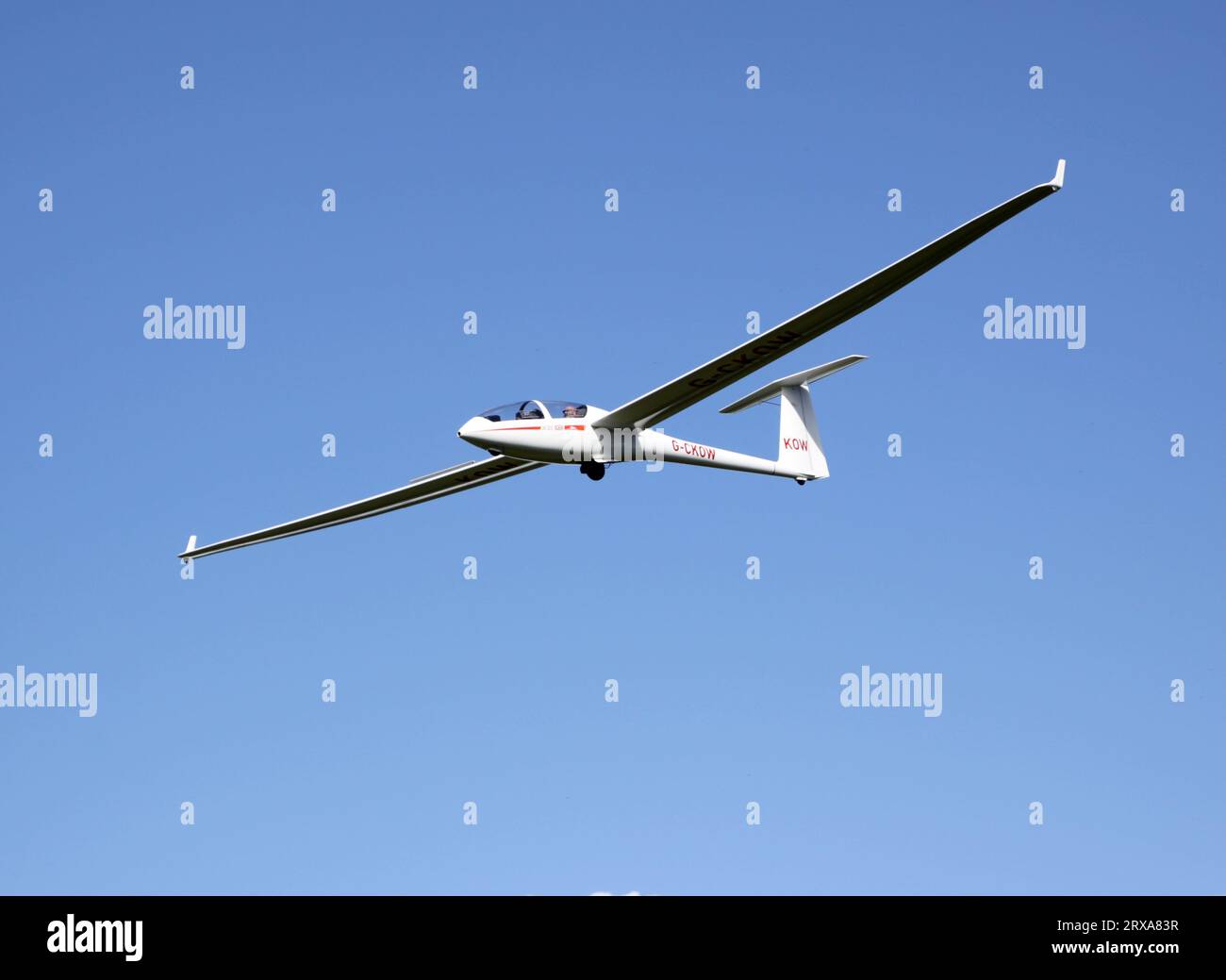 A Glaser-Dirks DG-505 Elan Orion glider at Parham airfield Storrington ...