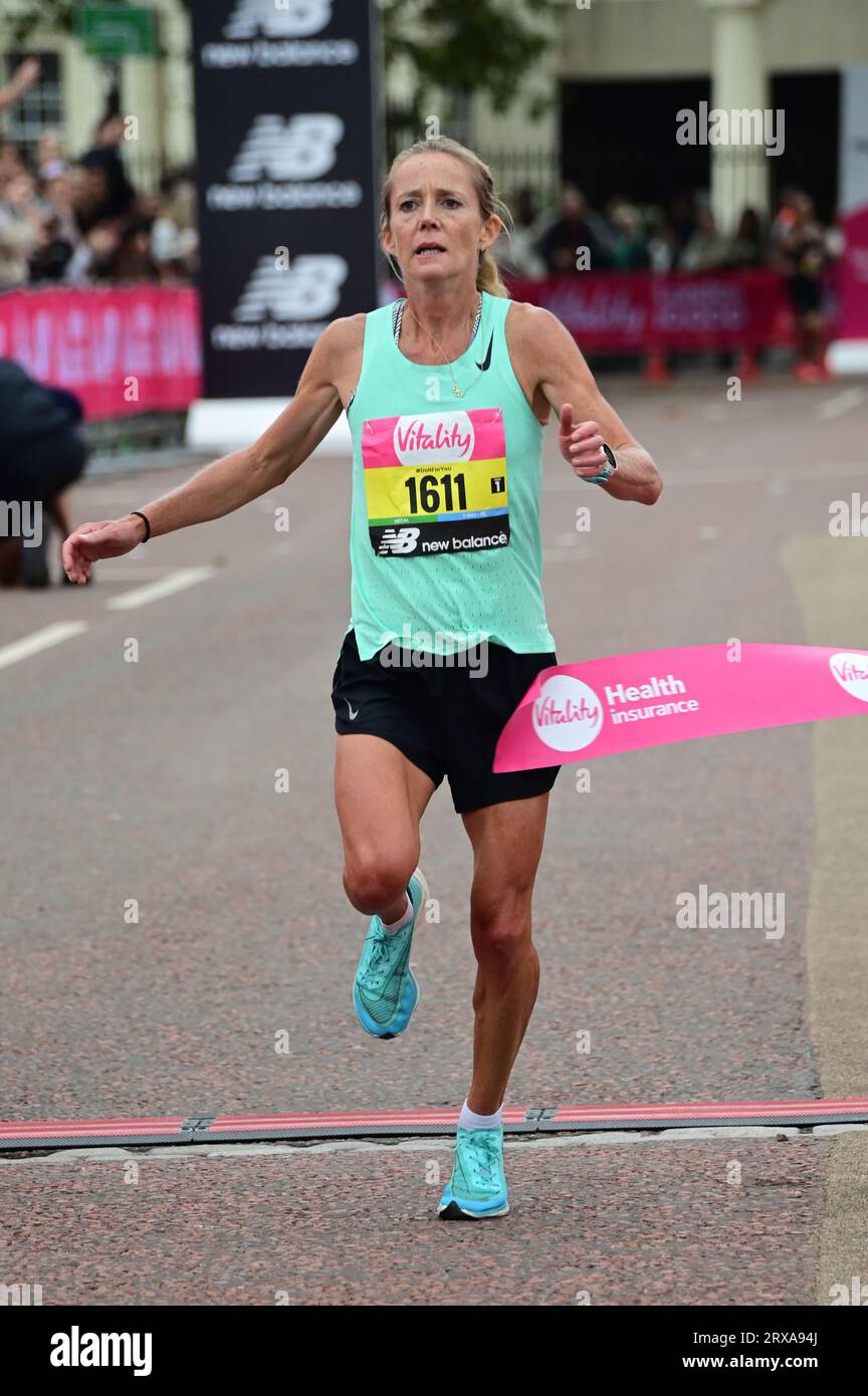 London, UK. 24th Sep, 2023. Sonia Samuels female winner of Vitality ...
