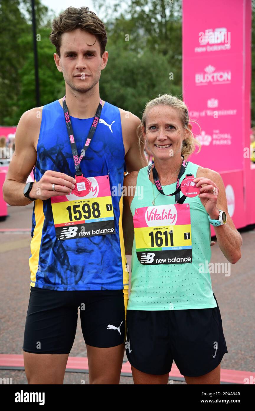 London, UK. 24th Sep, 2023. Jack Rowe and Sonia Samuels winner of ...