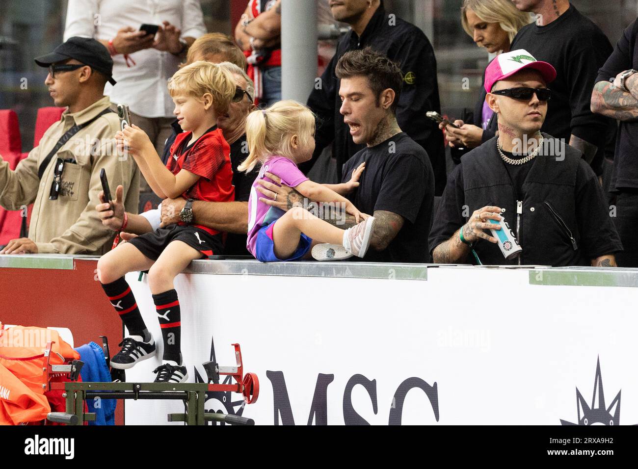 Milano, Italy. 23rd Sep, 2023. Federico Leonardo Lucia known as Fedez ...