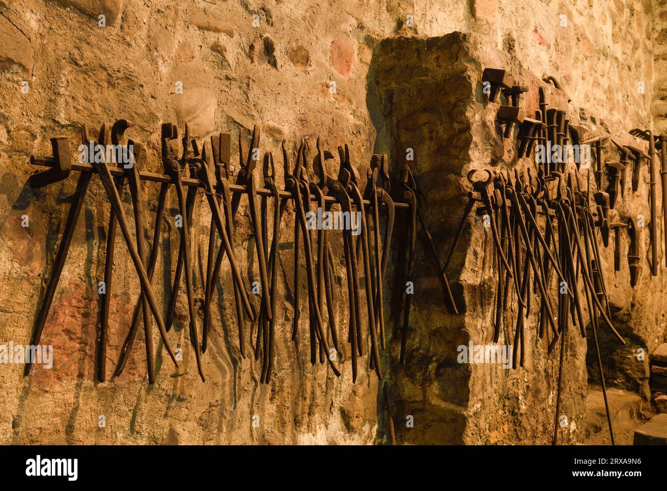 Ancient iron tools hi-res stock photography and images - Alamy
