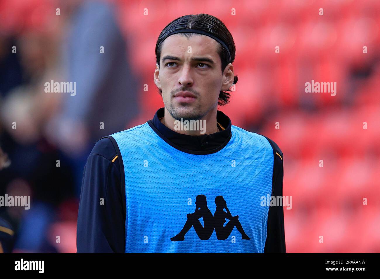 Jacob Greaves #4 of Hull City during the warm up ahead of the Sky Bet ...