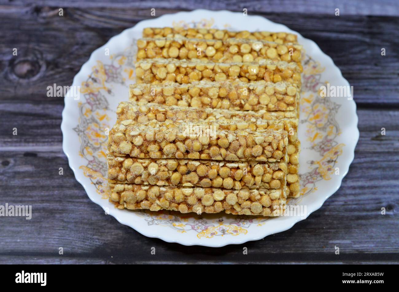 chickpeas bars candy sweets, an Eastern candy made as a celebration of ...